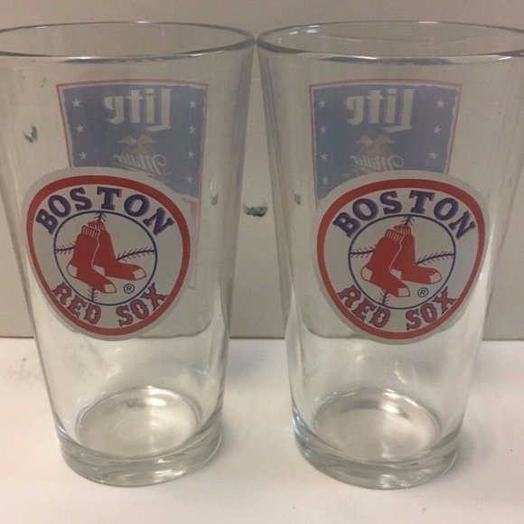 Miller Lite | Dining | 2 Boston Red Sox Miller Lite New England Pride ...